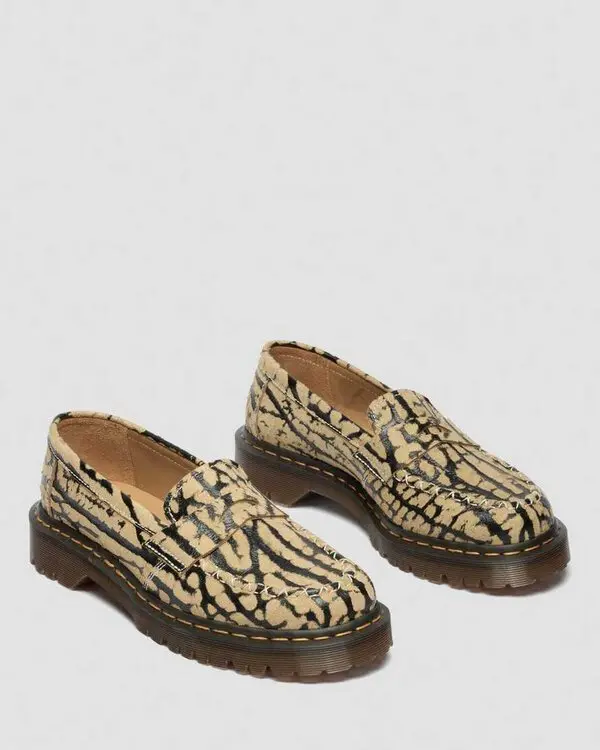 Dr. Martens Delapre Suede Penny Loafers