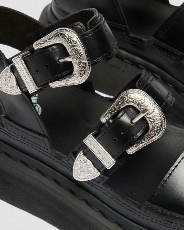 Dr. Martens Gryphon Quad Leather Gladiator Platform Sandals