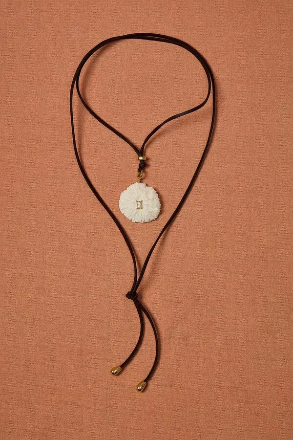 Éliou Coral Wrap Necklace - Brown