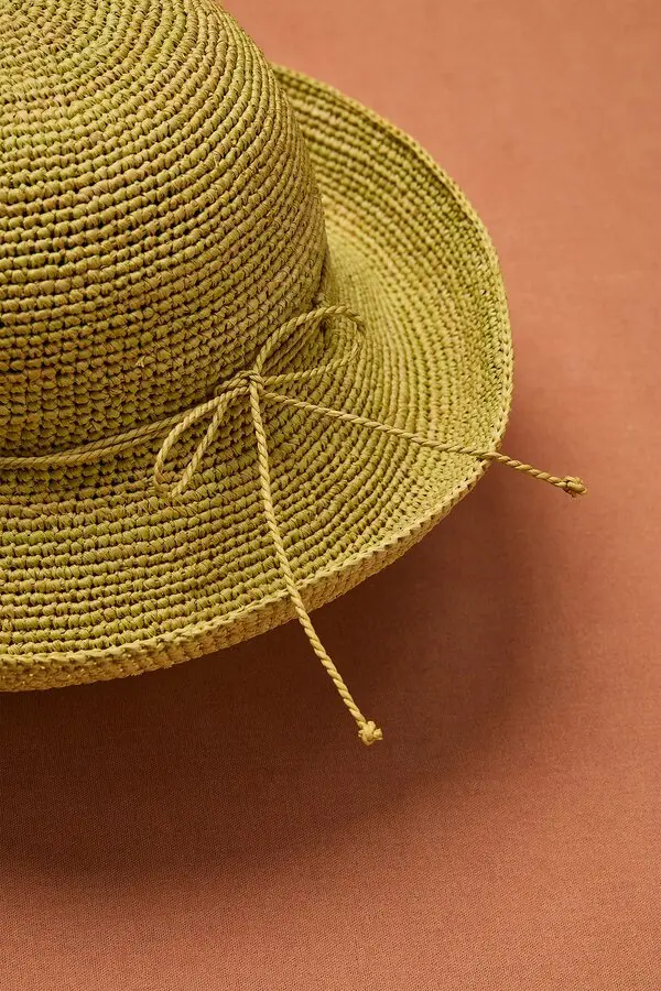 Helen Kaminski Raffia Crochet Hat