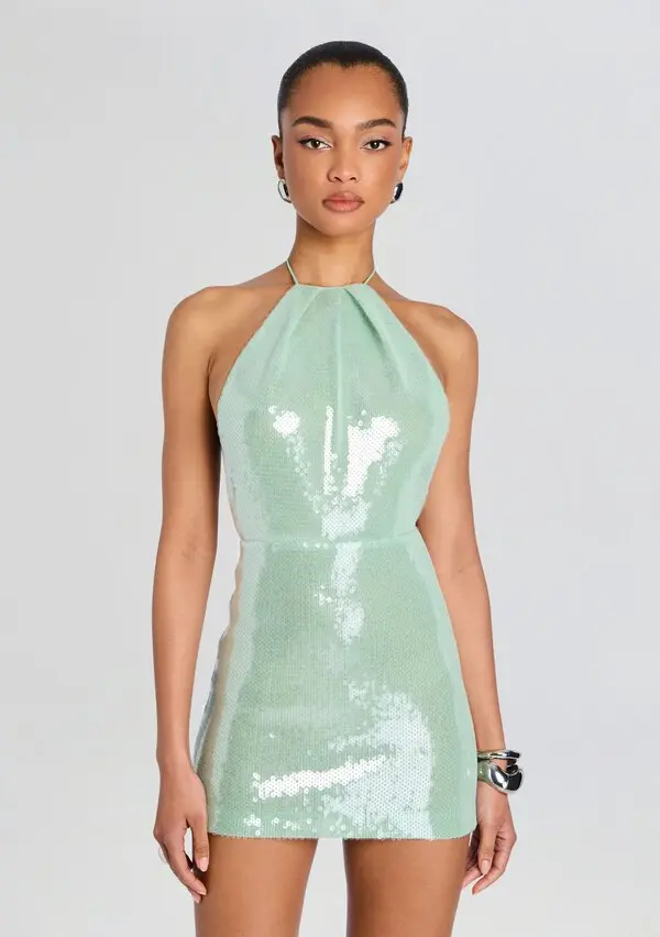 Retrofete Tulip Sequin Mini Dress