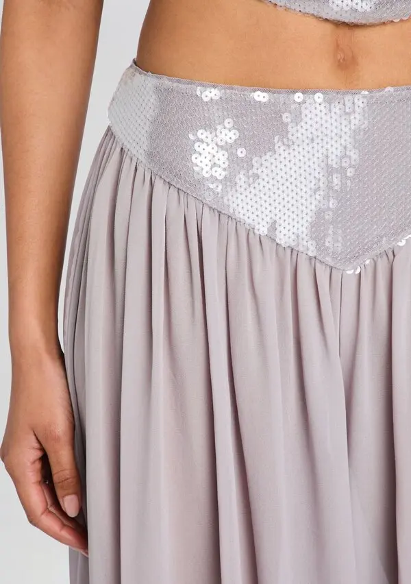 Retrofete Pyna Sequin Pant - Greige