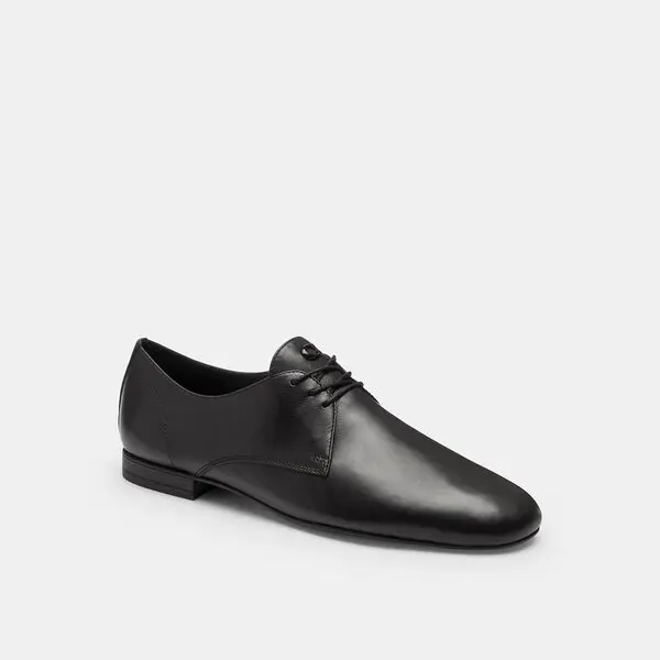 COACH OUTLET Coach Soft Derby Lace Up Shoes - Black