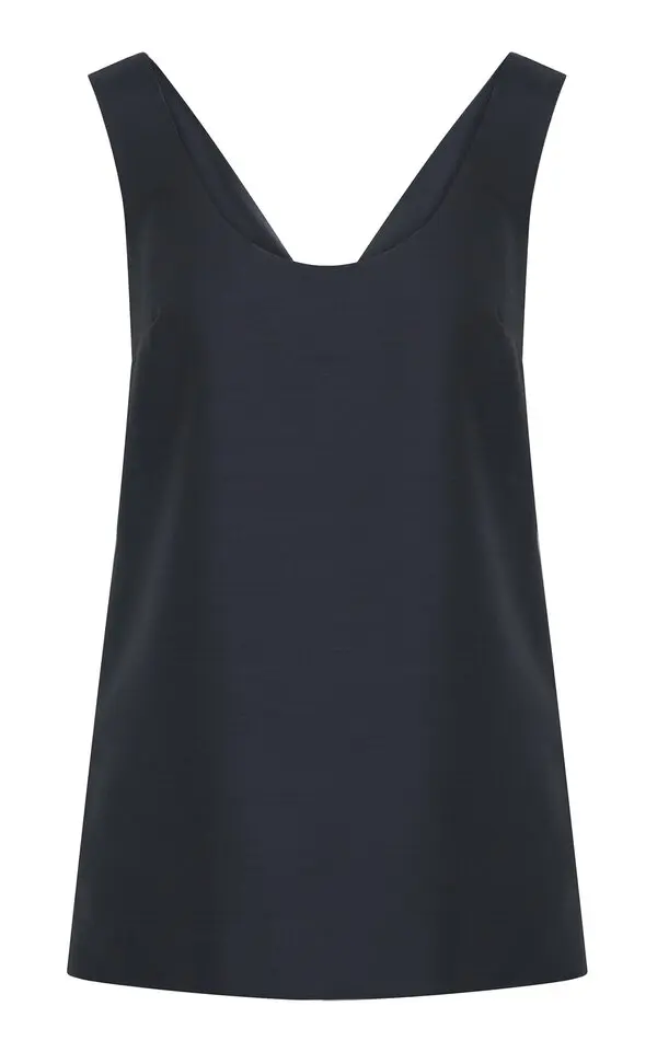 HEIRLOME Delphine Wool-silk Top - Black