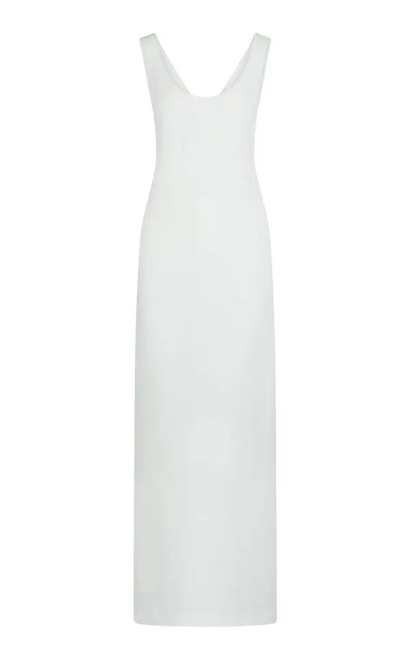 HEIRLOME Delphine Silk-wool Maxi Dress - Ivory