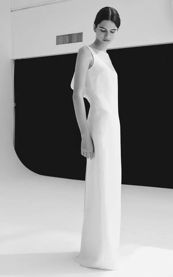 HEIRLOME Delphine Silk-wool Maxi Dress