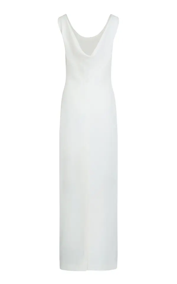 HEIRLOME Delphine Silk-wool Maxi Dress