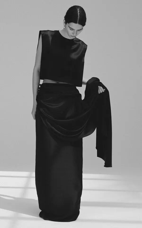 HEIRLOME Sylvie Silk Maxi Skirt