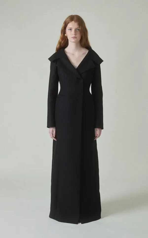 HEIRLOME Diara Silk-wool Coat