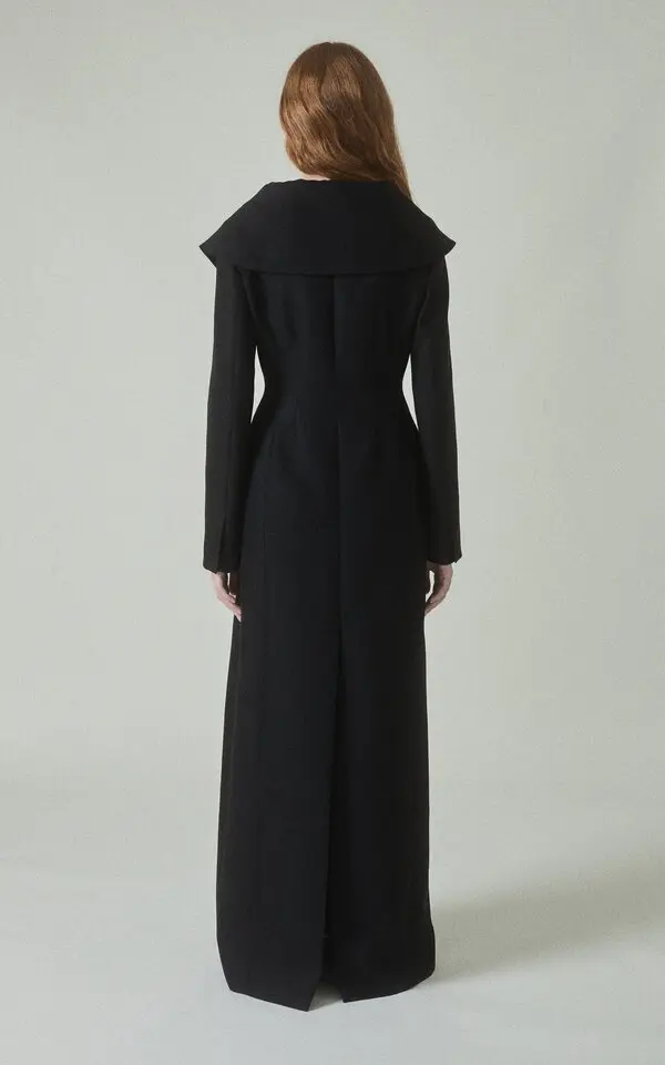 HEIRLOME Diara Silk-wool Coat