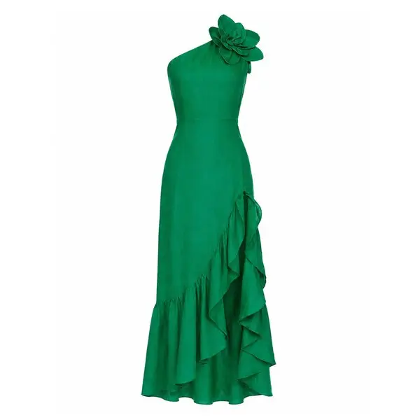Yumi Kim Rocky Linen Dress - Green