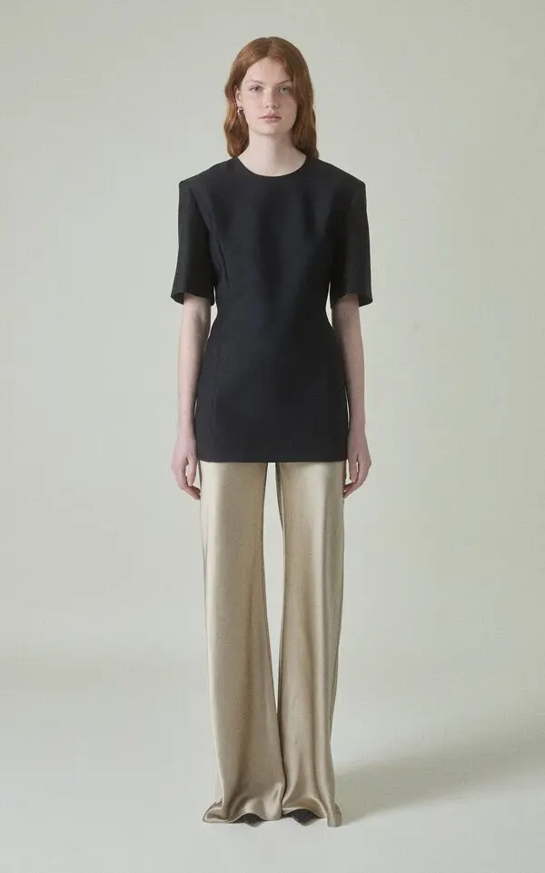 HEIRLOME Juliana Wool-silk Top