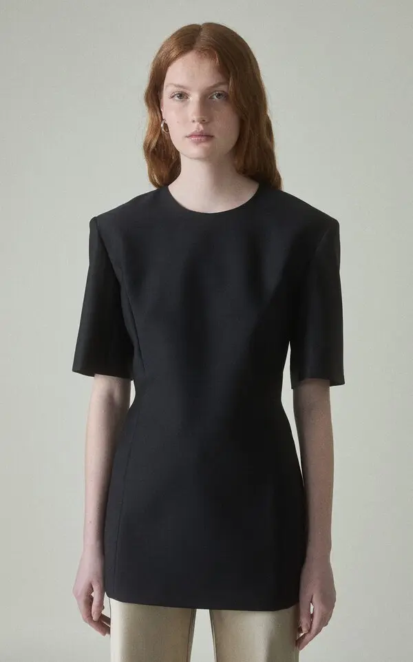 HEIRLOME Juliana Wool-silk Top