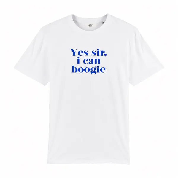 FANCLUB Yes Sir I Can Boogie Tee Football Scotland - Blue