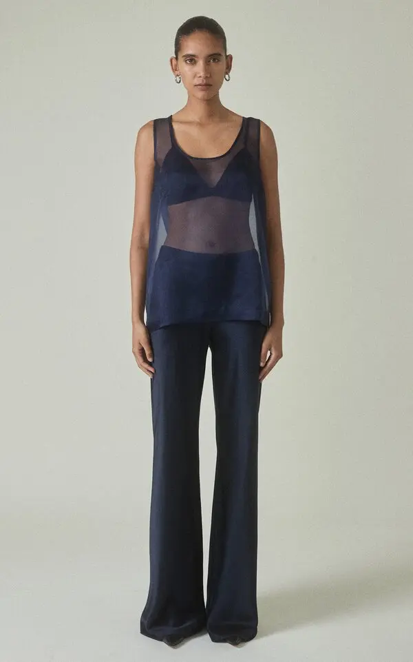HEIRLOME Elaine Silk Organza Top