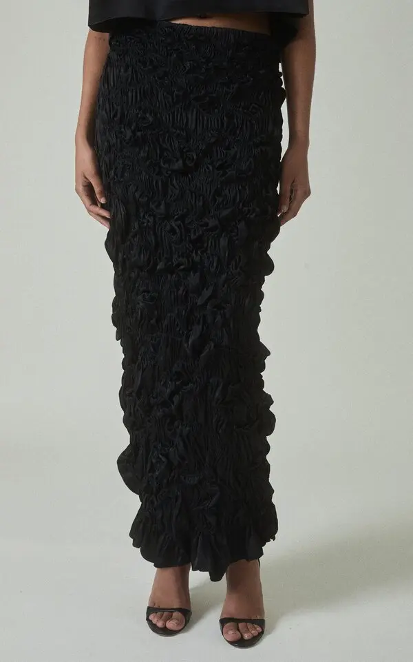HEIRLOME Joni Silk Maxi Skirt