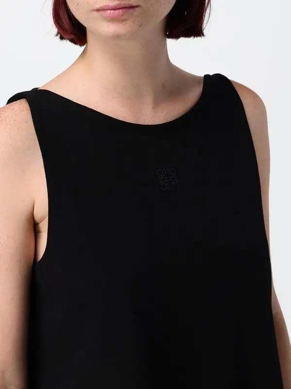 Loewe Sleeveless Viscose Crew Neck Top