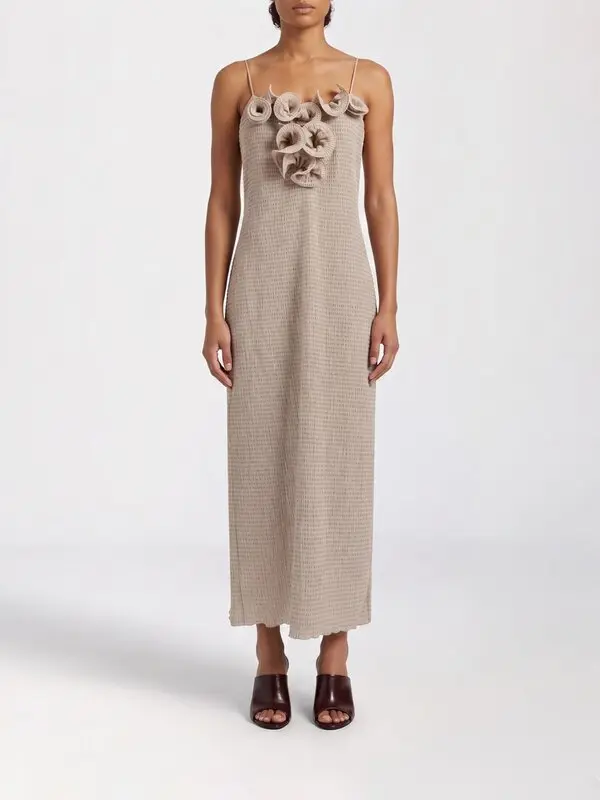 Magda Butrym Midi Dress - Brown
