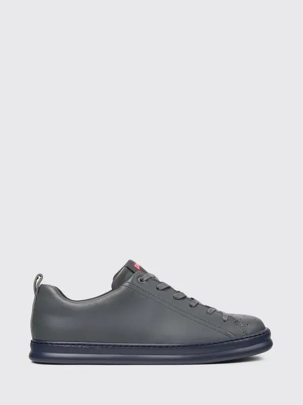 Camper Runner Calf Leather Sneakers With Xl Extralight Sole - Grey