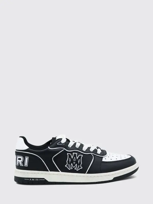 Amiri Newport Low-top Leather Trainers - Black