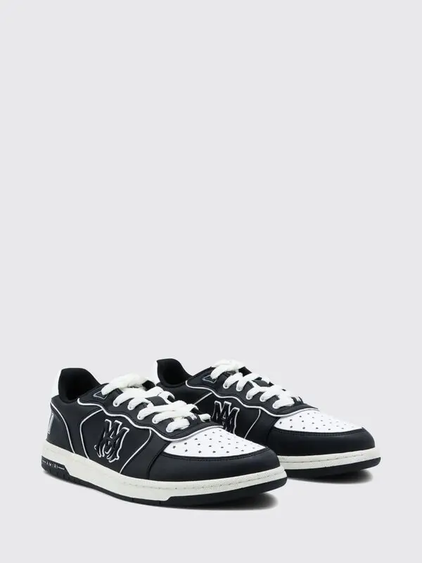 Amiri Newport Low-top Leather Trainers - Black