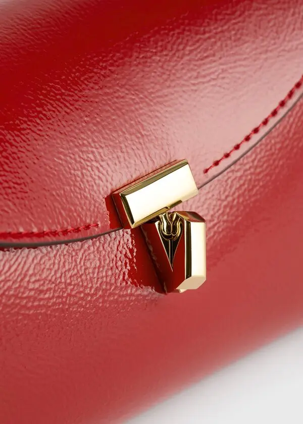TOTEME Mini T-lock Naplack Clutch