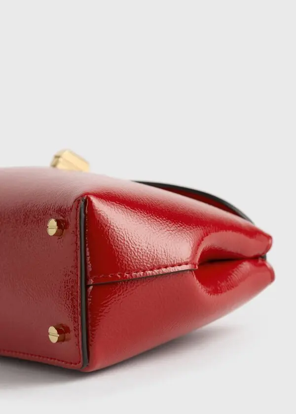 TOTEME Mini T-lock Naplack Clutch