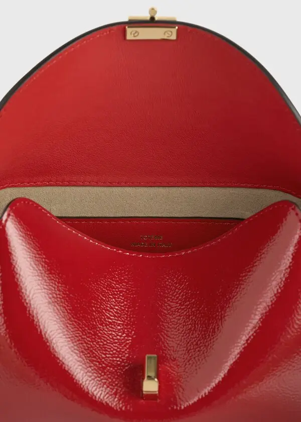 TOTEME Mini T-lock Naplack Clutch