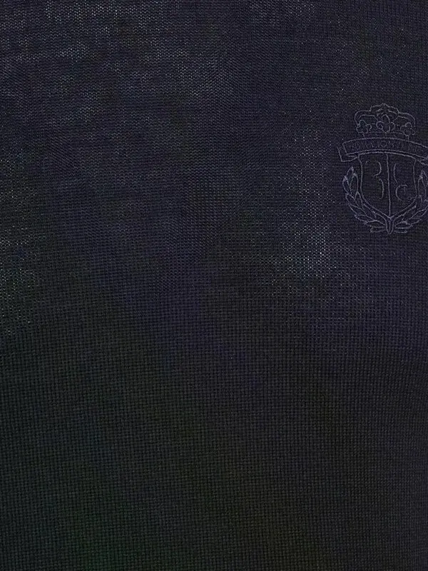 BILLIONAIRE Logo Embroidered Crewneck Sweater