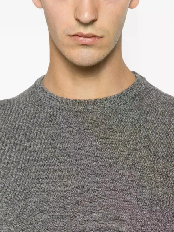 SERGIO MORETTI FIRENZE Long-sleeve Crew Neck Sweater