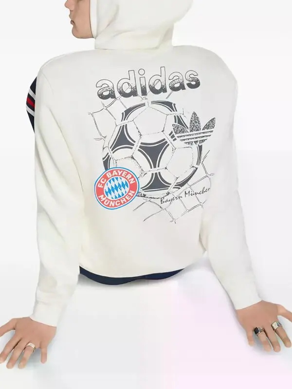 Adidas Bayern München Logo-print Hoodie