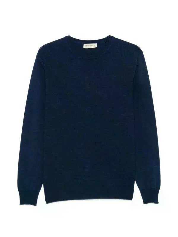 SERGIO MORETTI FIRENZE Crew Neck Long Sleeve Sweater
