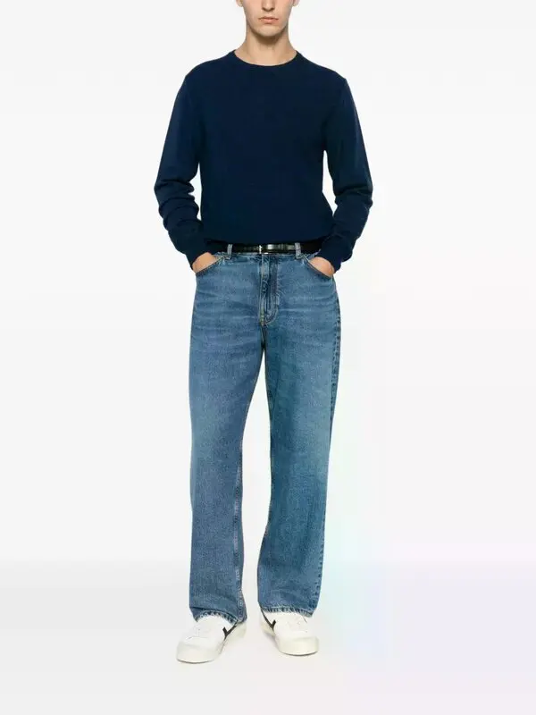 SERGIO MORETTI FIRENZE Crew Neck Long Sleeve Sweater