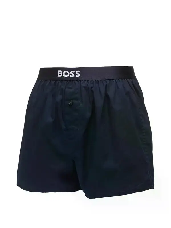 Hugo Logo-waistband Boxer Shorts