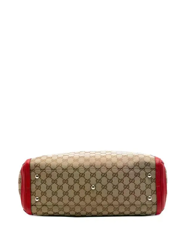 Gucci Gg Canvas Bella Tote Bag - Red