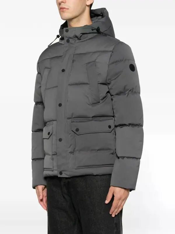 SERGIO MORETTI FIRENZE Logo Patch Padded Jacket