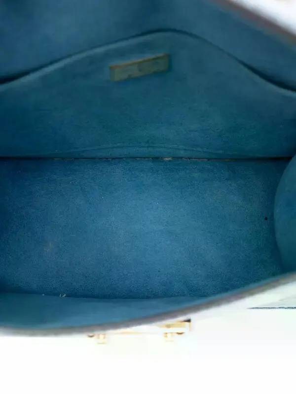 LOUIS VUITTON Monogram Vernis Spring Street Satchel - Blue
