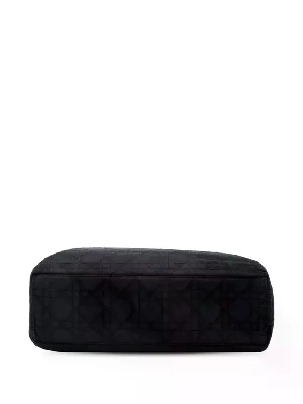 Dior Large Cannage Lady Satchel - Black