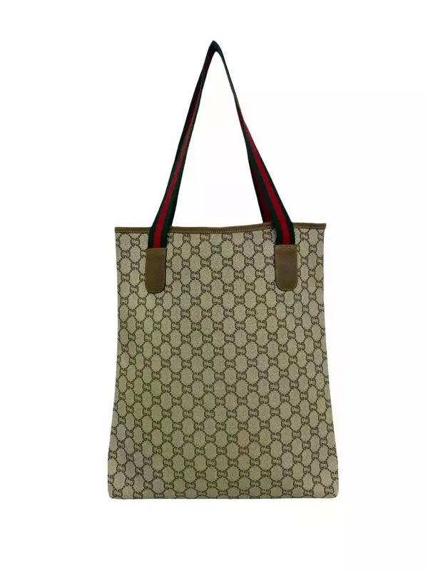 Gucci Gg Supreme Web Tote Bag