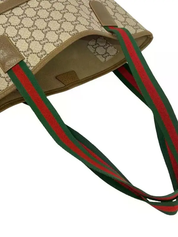 Gucci Gg Supreme Web Tote Bag