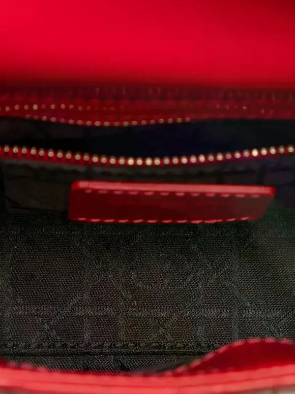 Dior Mini Lady Satchel - Red
