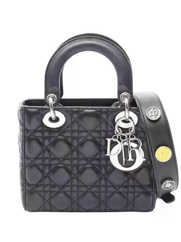 Dior Lambskin Lady Satchel - Black