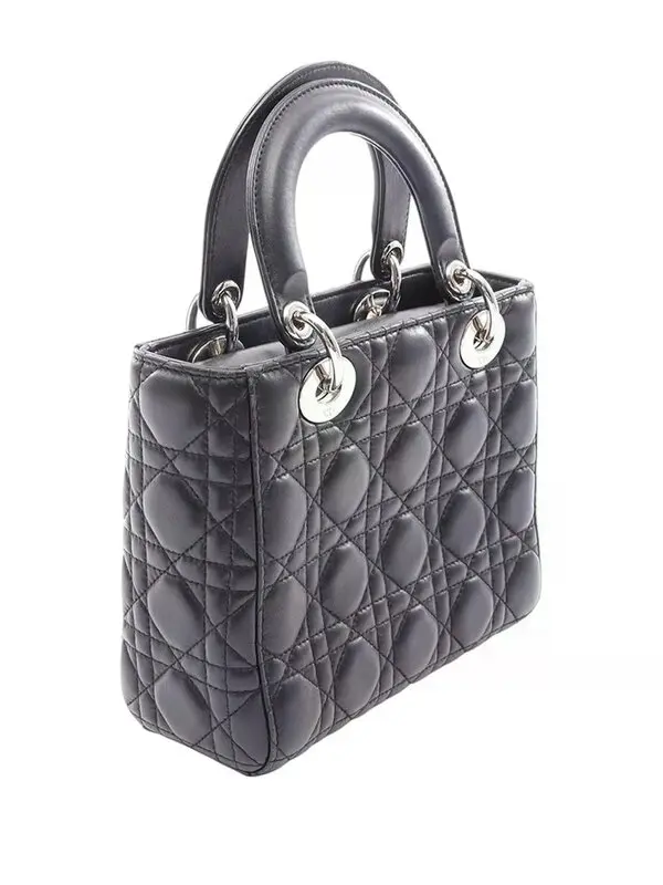 Dior Lambskin Lady Satchel - Black