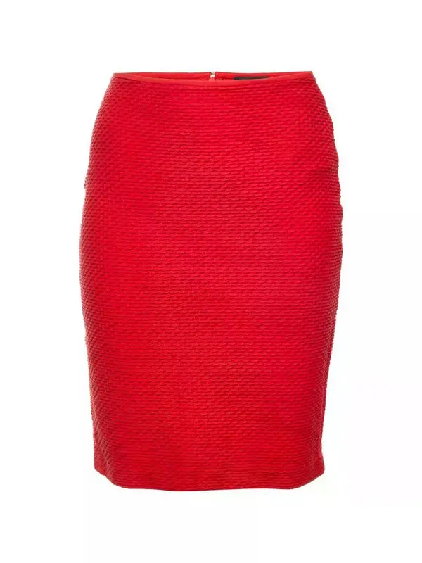 Emporio Armani Textured Pencil Midi Skirt