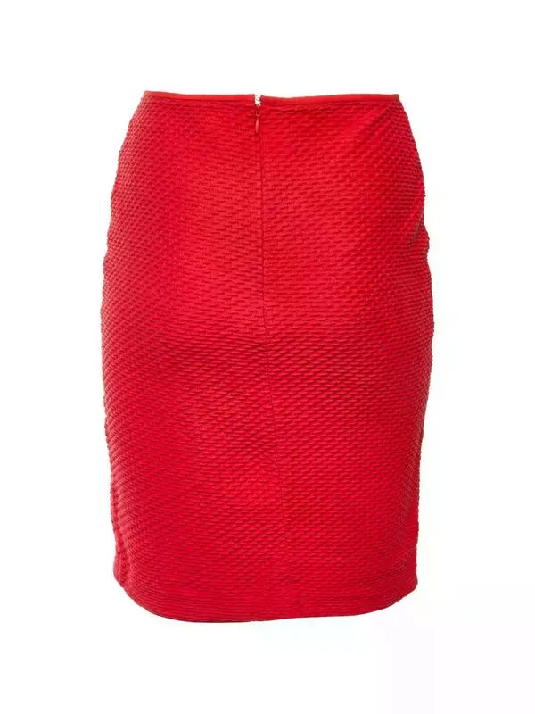 Emporio Armani Textured Pencil Midi Skirt