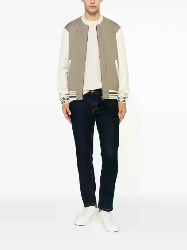 YES LONDON Logo Plaque Slim-fit Jeans