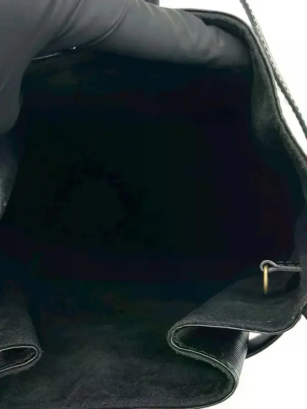 LOUIS VUITTON 1995 Epi Sac D'épaule Gm Bucket Bag - Black