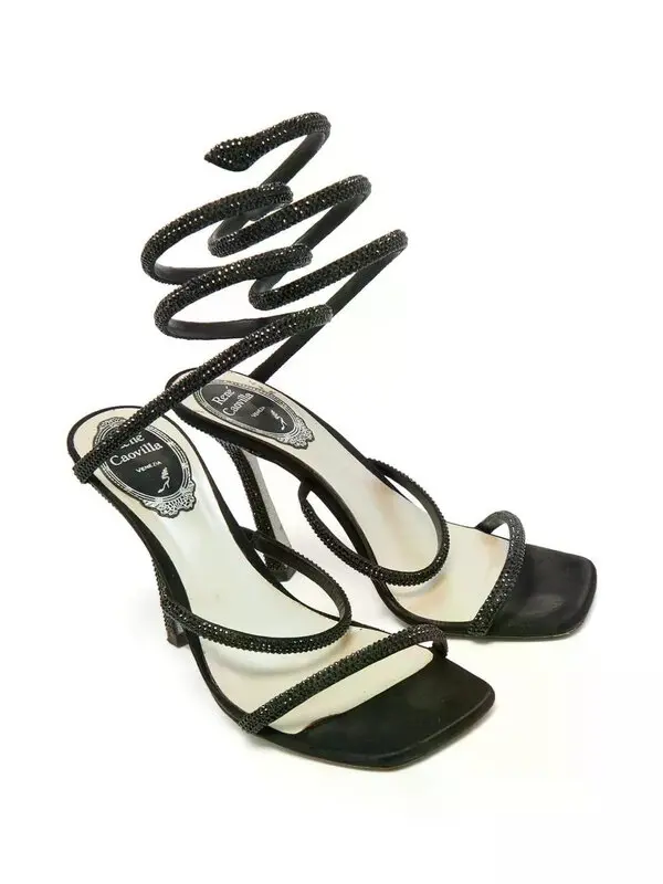 Rene Caovilla Cleo Embellished Stiletto Sandals