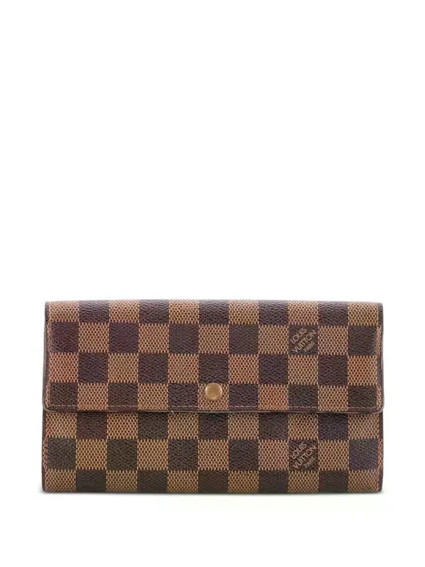 LOUIS VUITTON Sarah Wallet Damier Small Wallets - Brown