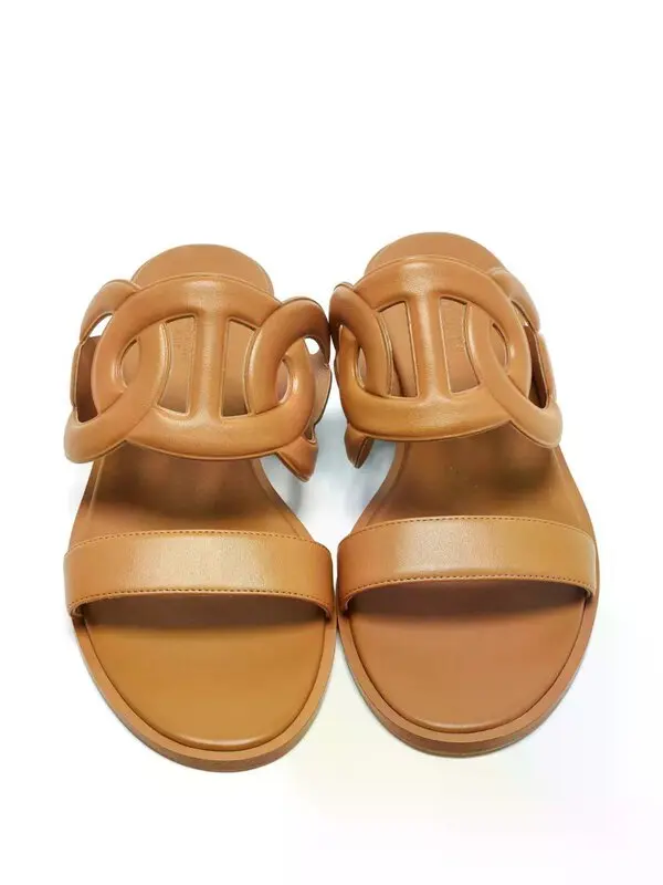 Hermès Lagune Interlocking-link Sandals